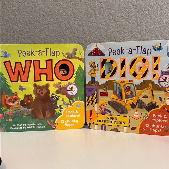 Toys | Peekaflap Who And Dig Books For Kids | Poshmark